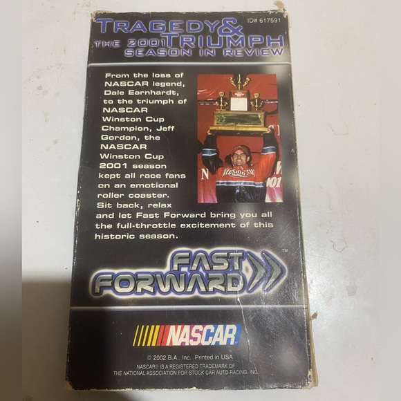 Nascar | Other | 20 Nascar Season Winston Cup Fast Forward Vhs In ...